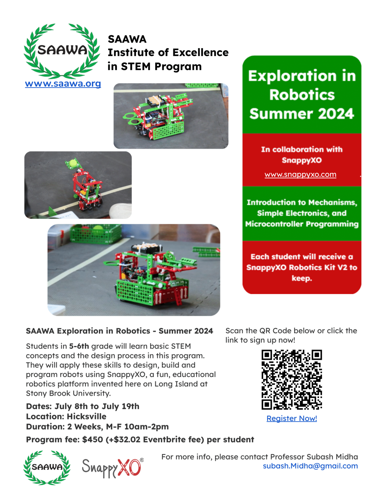 Robotics Program 2024 - SnappyXO