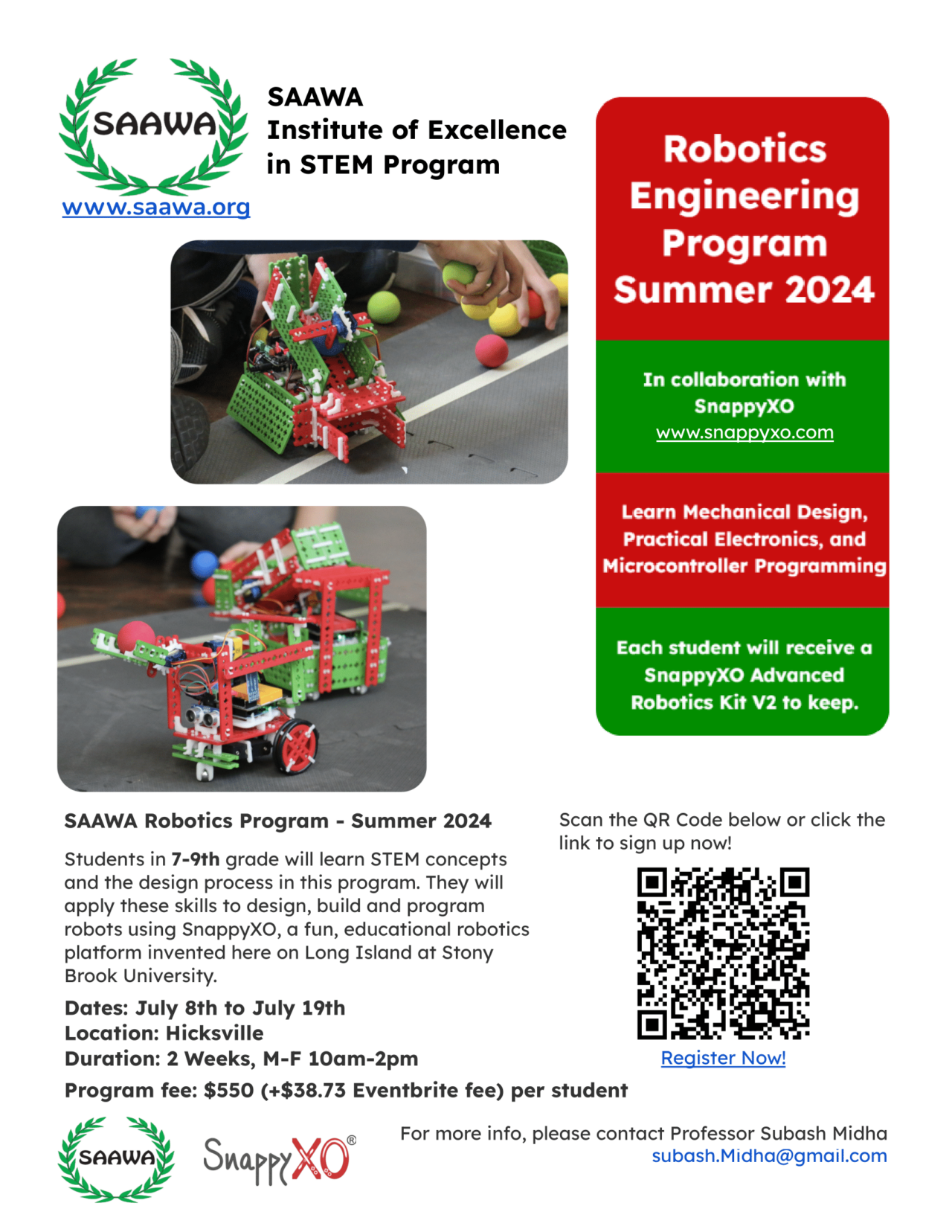 Robotics Program 2024 - SnappyXO